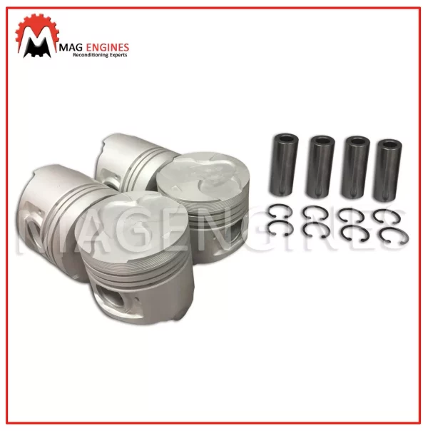 PISTON & RING SET MITSUBISHI 4D55 4D56/ HYUNDAI D4BA D4BX 2.5 LTR – Mag ...
