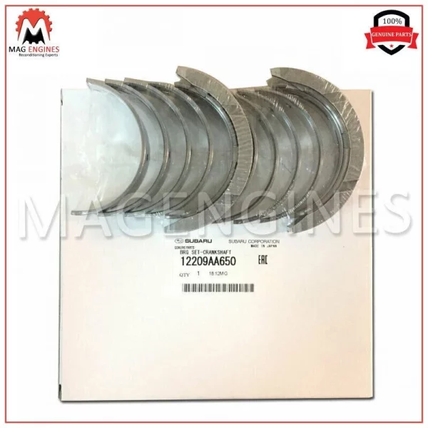 12209-AA650 SUBARU GENUINE STD SIZE MAIN BEARING SET FA20 FA20D FA20F 2 ...